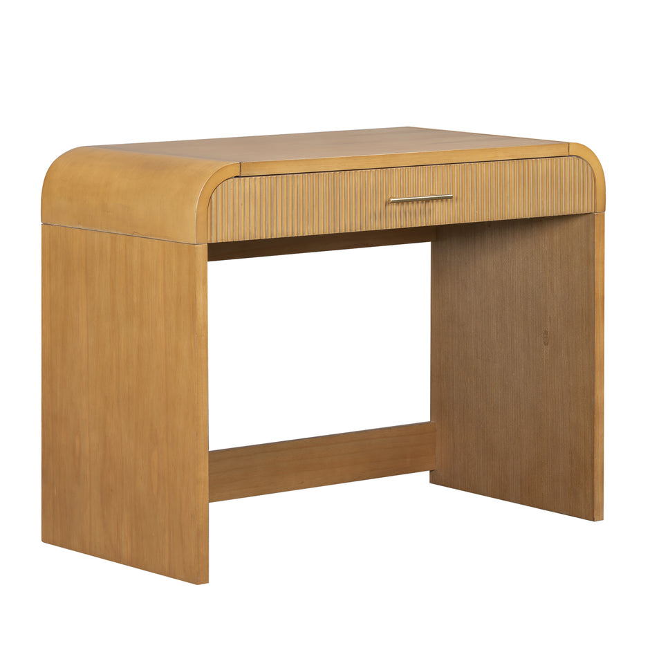 Solis 39" Makeup Vanity Table with Touch Lighted Mirror & Drawer – HomyCasa