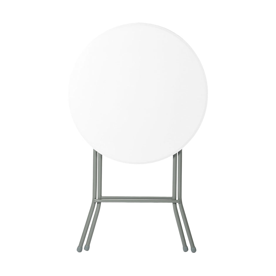 ALIN 31.5” Modern Folding High Bar Table with Iron Legs White – HomyCasa